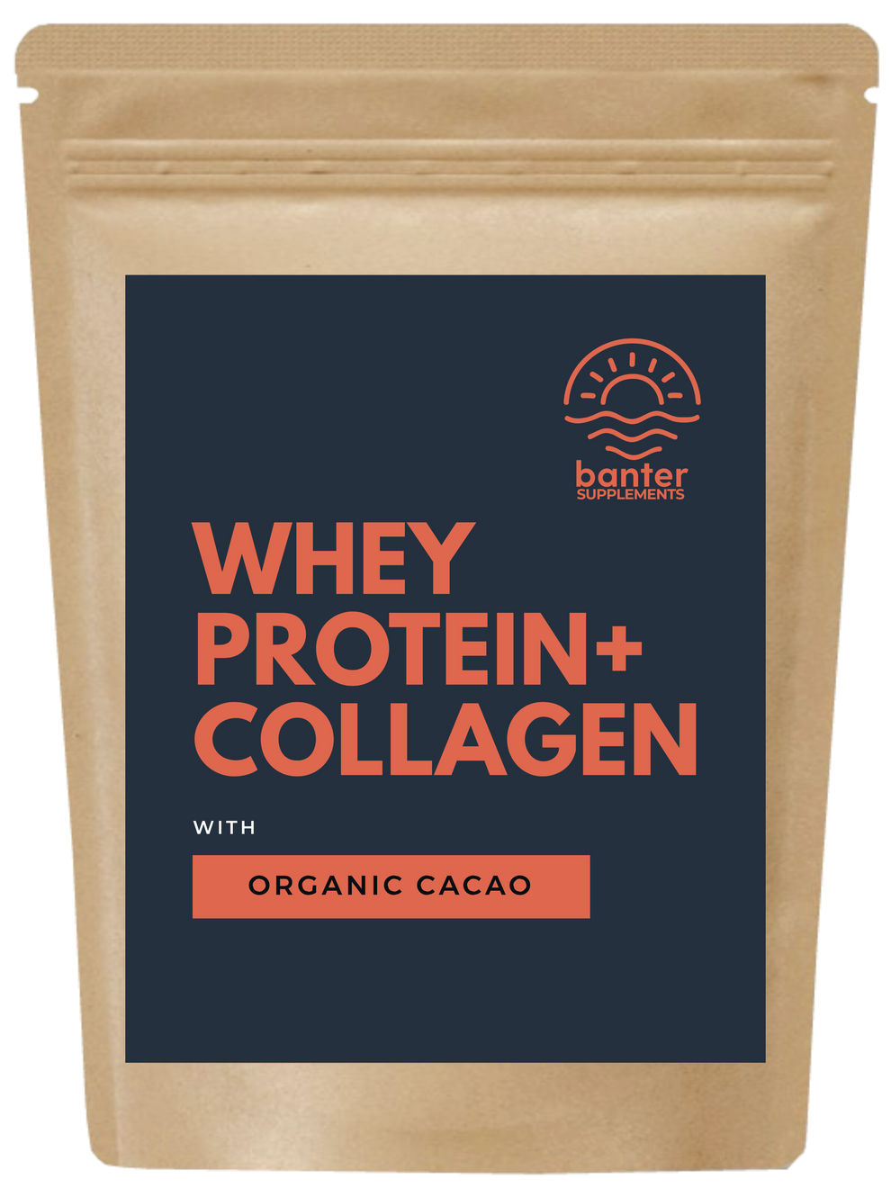Whey Protein + Collagen Organic Cacao | Protein Powder – Banter Supplements